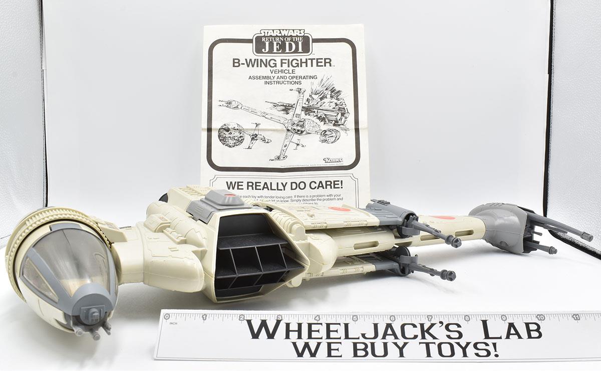 B-Wing Fighter Ship W/Instructions Complete ROTJ Star Wars Vintage ...