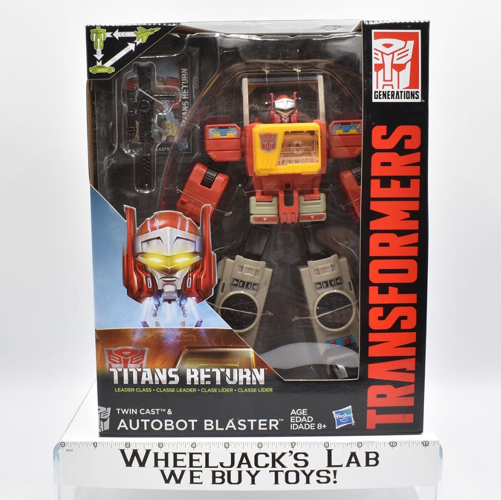 Twin Cast & Autobot Blaster Leader NEW Titans Return Transformers ...