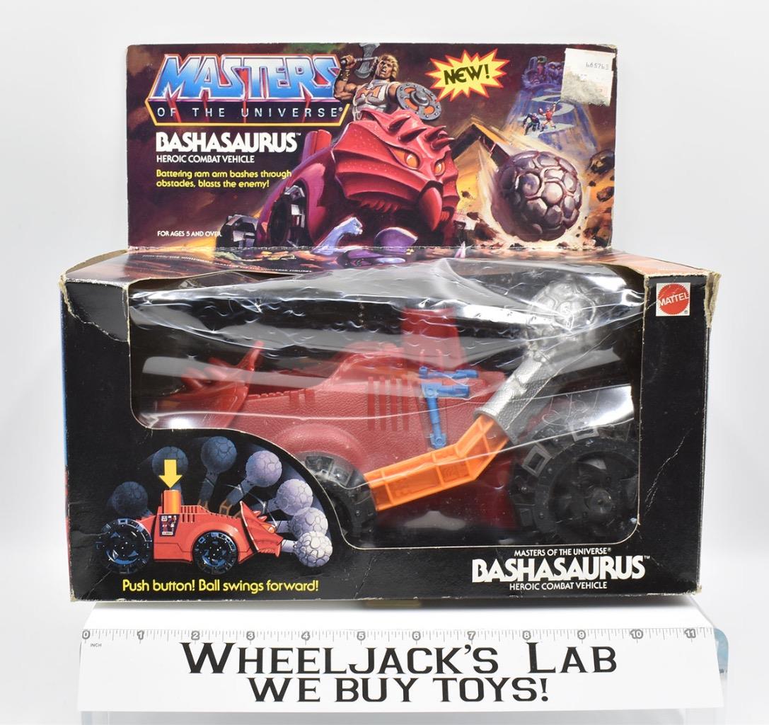 Bashasaurus W Box Complete 1984 He-Man Masters of the Universe MOTU ...