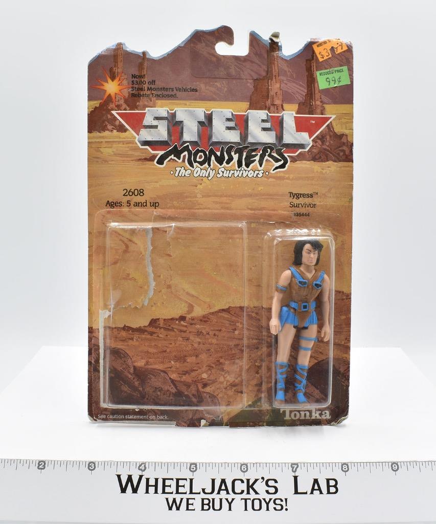 Tygress New Sealed Steel Monsters Tonka 1986 Vintage Action Figure ...