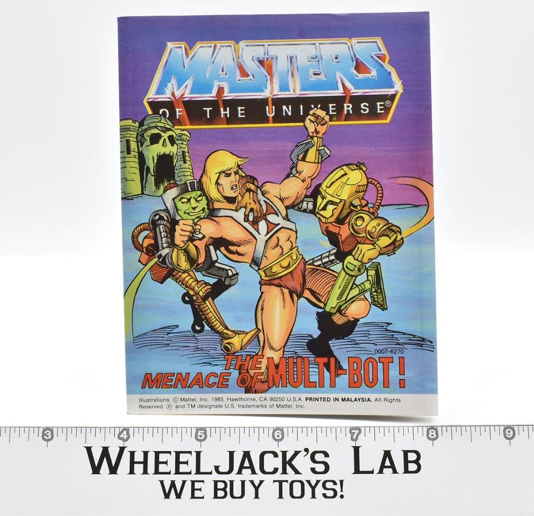 The Menace of Multi-Bot Mini Comic He-Man Masters of the Universe MOTU ...
