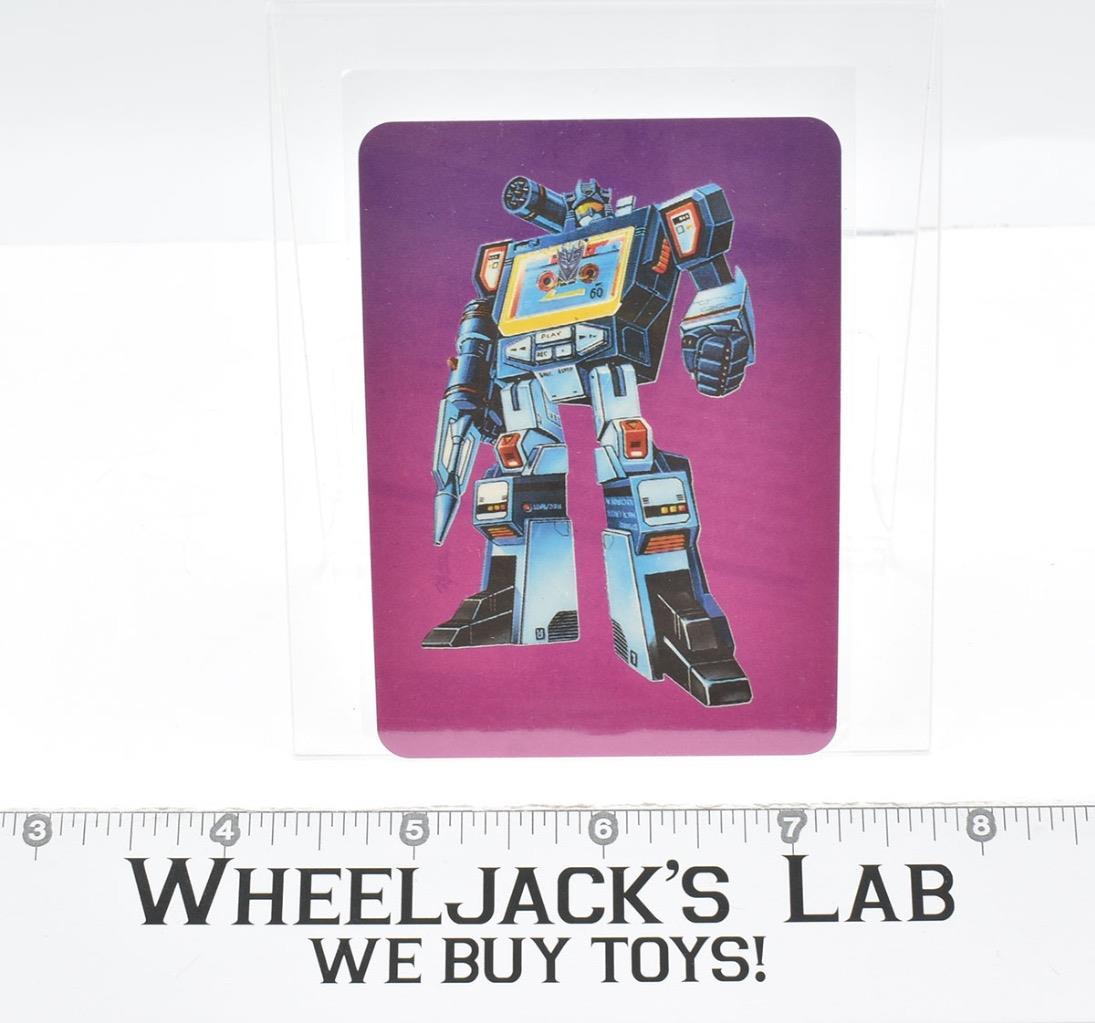 Soundwave Card 104 Variant Color Transformers Action Trading Cards 1985 ...