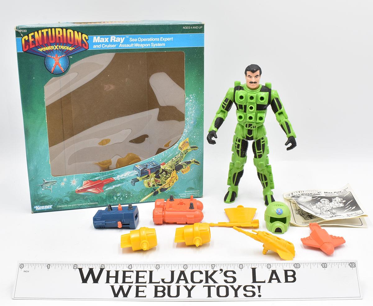 Max Ray W Box NR MINT 100% Complete Centurions 1987 Kenner Action ...