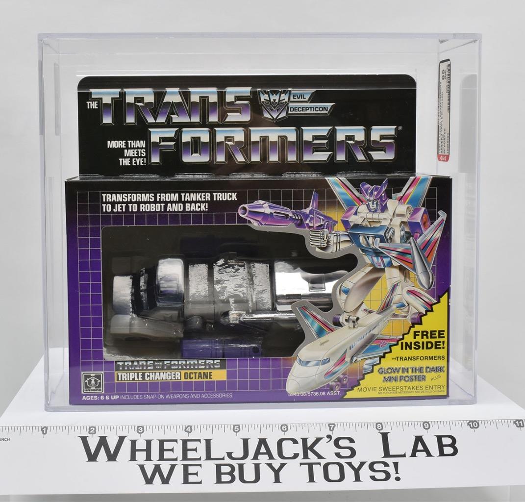 Octane AFA 85 85/90/90 1986 Poster Box G1 Transformers Hasbro Sealed ...