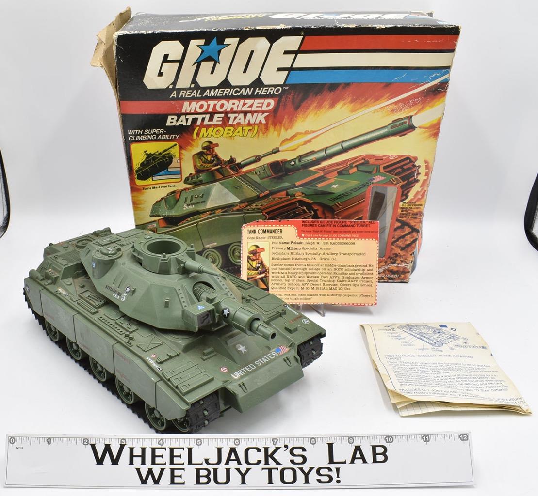 Mobat Motorized Battle Tank 1982 WORKS Complete W/Box GI Joe Vehicle ...