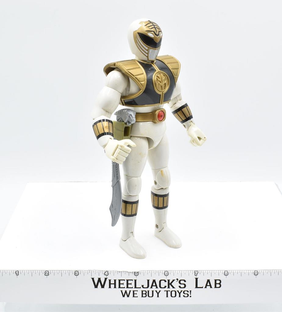 Metallic White Ranger 8" Power Rangers Movie MMPR Bandai Action Figure ...