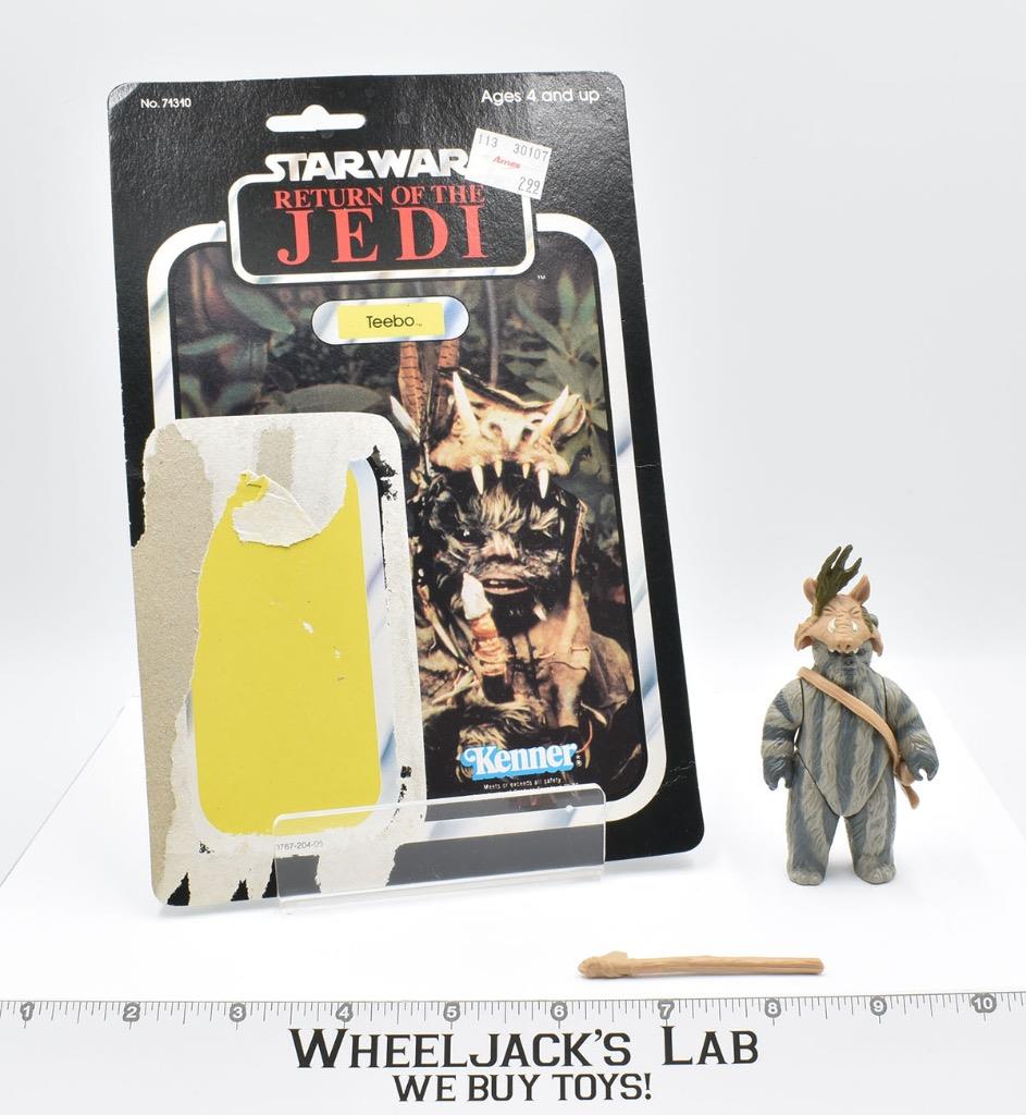 Teebo Ewok Complete 77 Back Star Wars 1984 ROTJ Vintage Kenner Action Figure - Wheeljack's Lab