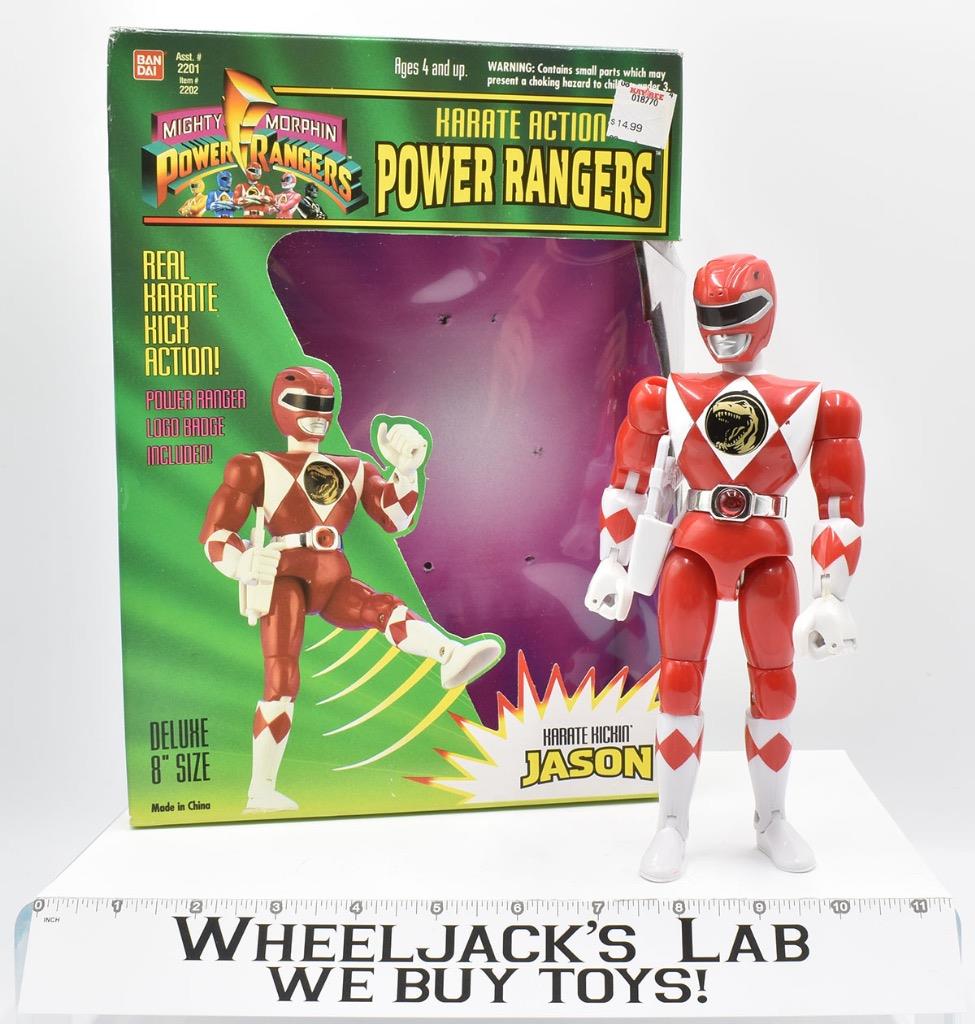 Jason Complete W Box MMPR Karate Action Power Rangers 1994 Bandai ...