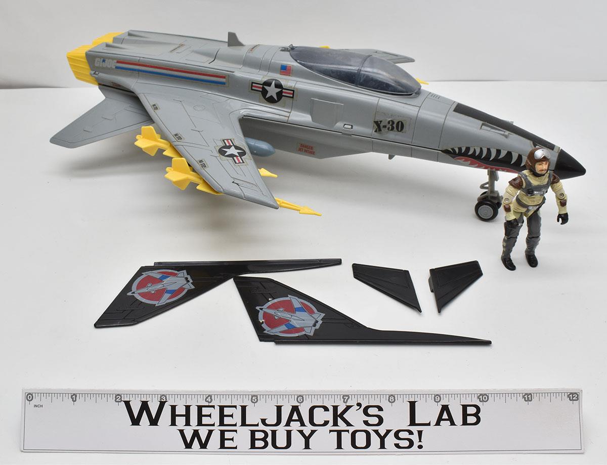 Conquest X-30 Jet With Pilot C 1986 Gi Joe Vintage Vehicle Hasbro ...