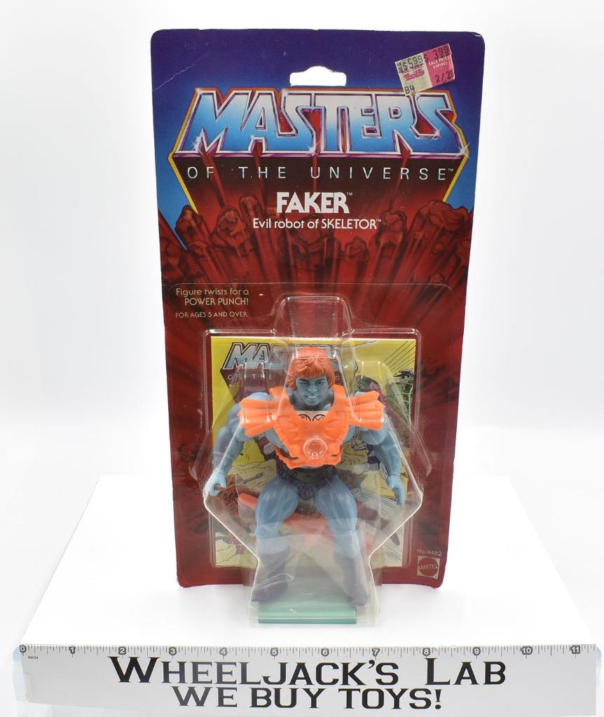 Faker NEW SEALED 1983 He-Man MOTU Masters of the Universe Mattel Figure ...