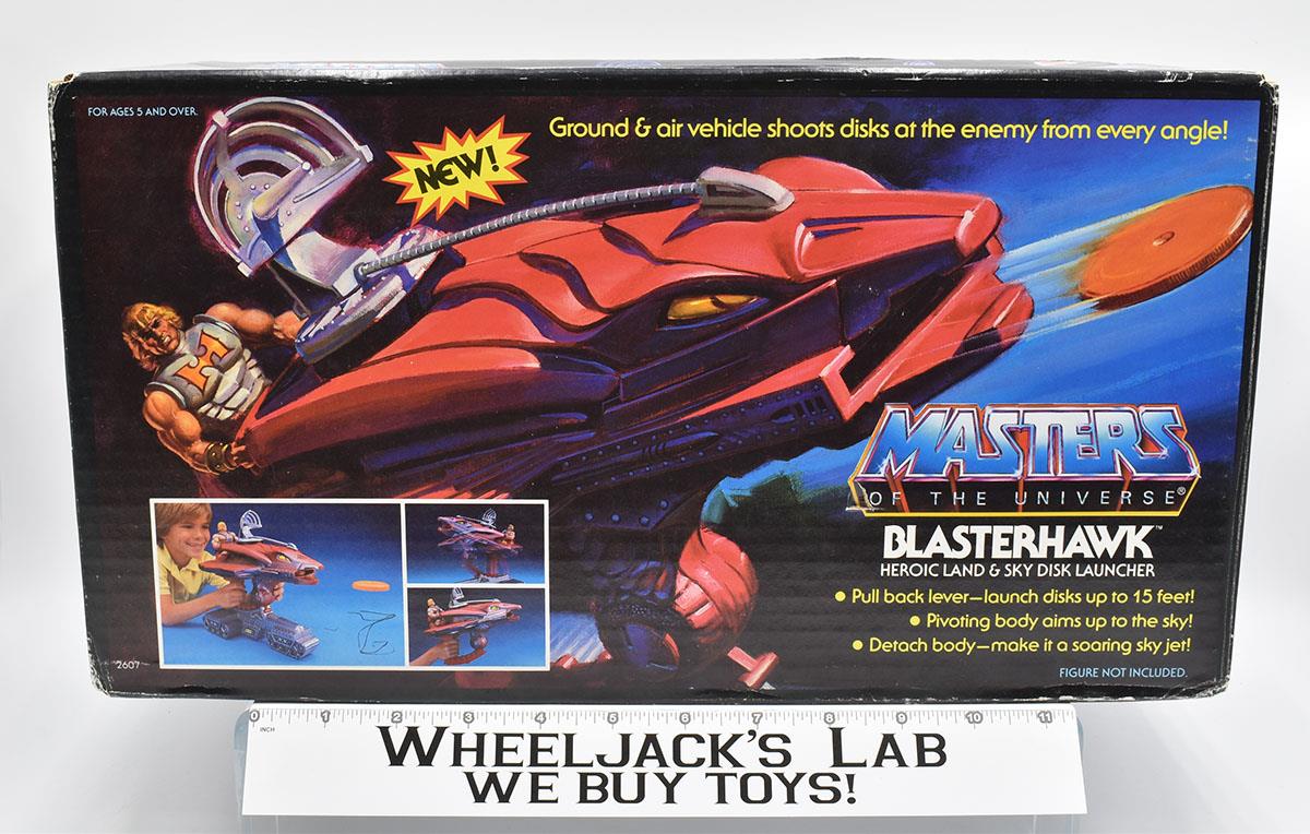 Blaster Hawk W Box Complete 1986 He-Man Masters of the Universe MOTU Mattel - Wheeljack's Lab