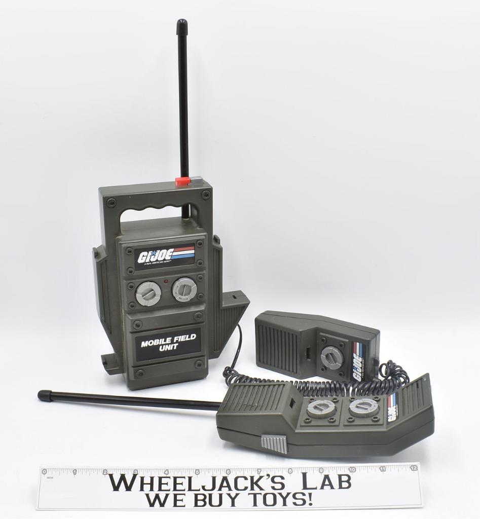 Mobile Field Unit Complete WORKING! Walkie Talkies 1984 Vintage GI Joe ...