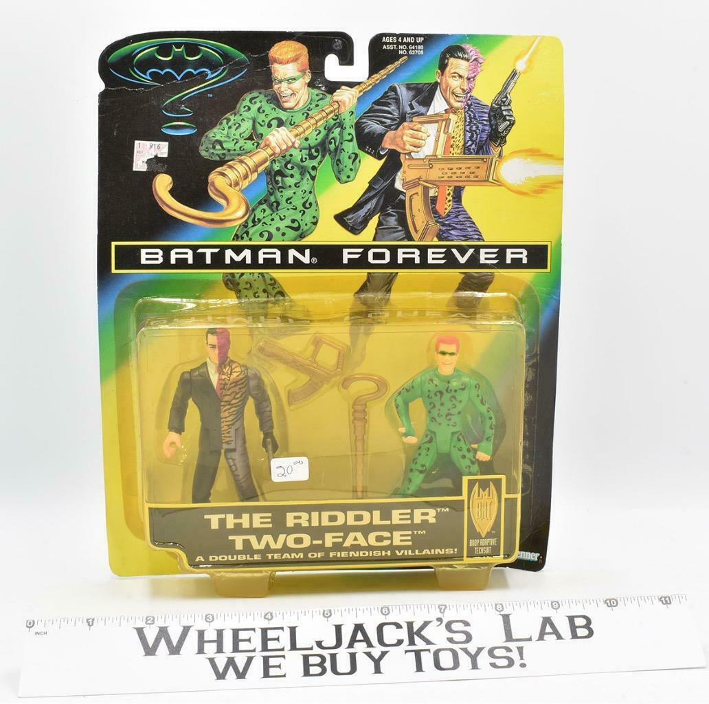 The Riddler & Two-Face MOSC NEW Batman Forever Kenner 1996 Action ...