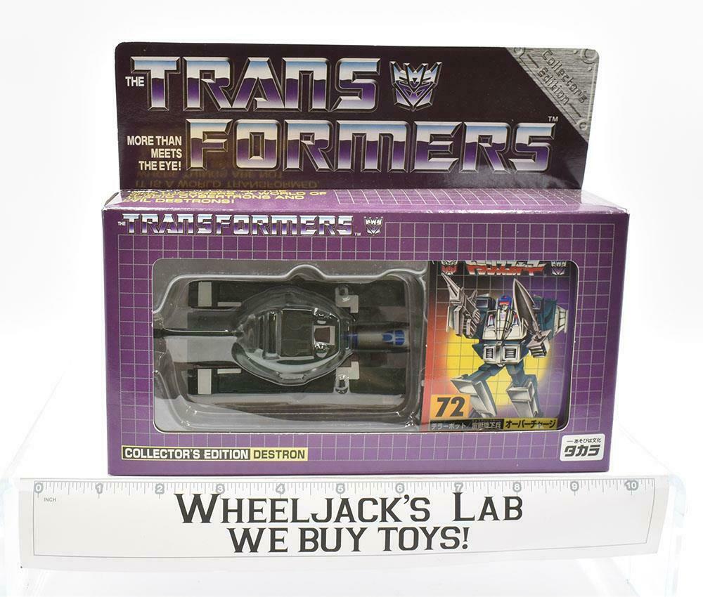 Overcharge Blitzwing 72 MISB Ehobby Takara Exclusive G1 Transformers ...