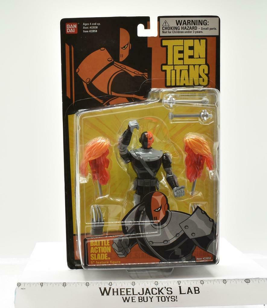 Battle Action Slade MOSC Teen Titans 2005 Bandai DC Super Heroes Action ...
