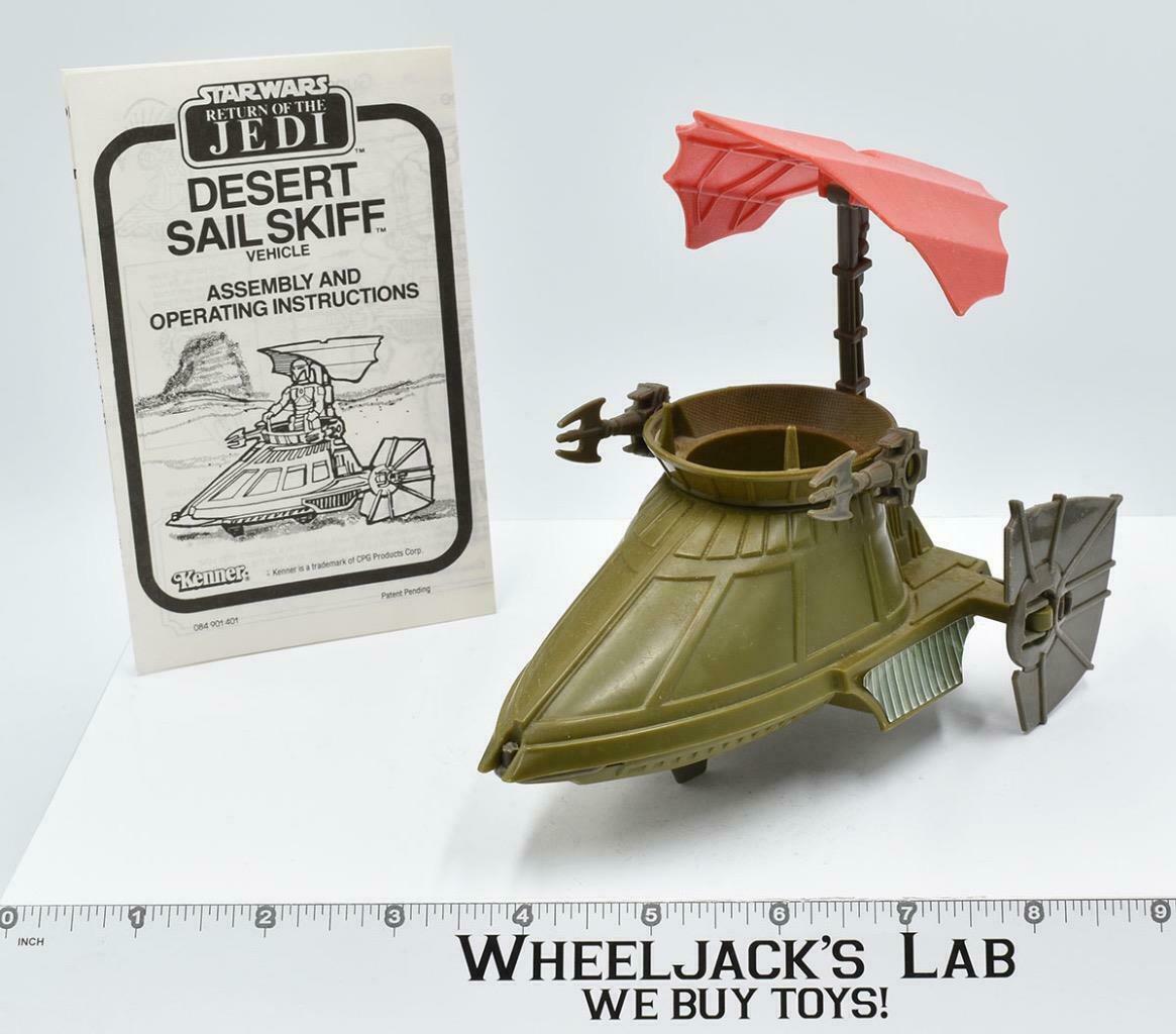 Desert Sail Skiff Mini Rig 100% Complete 1983 Star Wars Vintage Kenner ...
