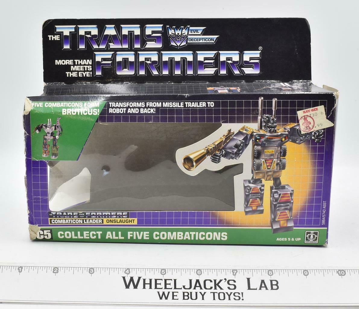 EMPTY BOX 1986 Vintage G1 Transformers Action Figure - Wheeljack's Lab