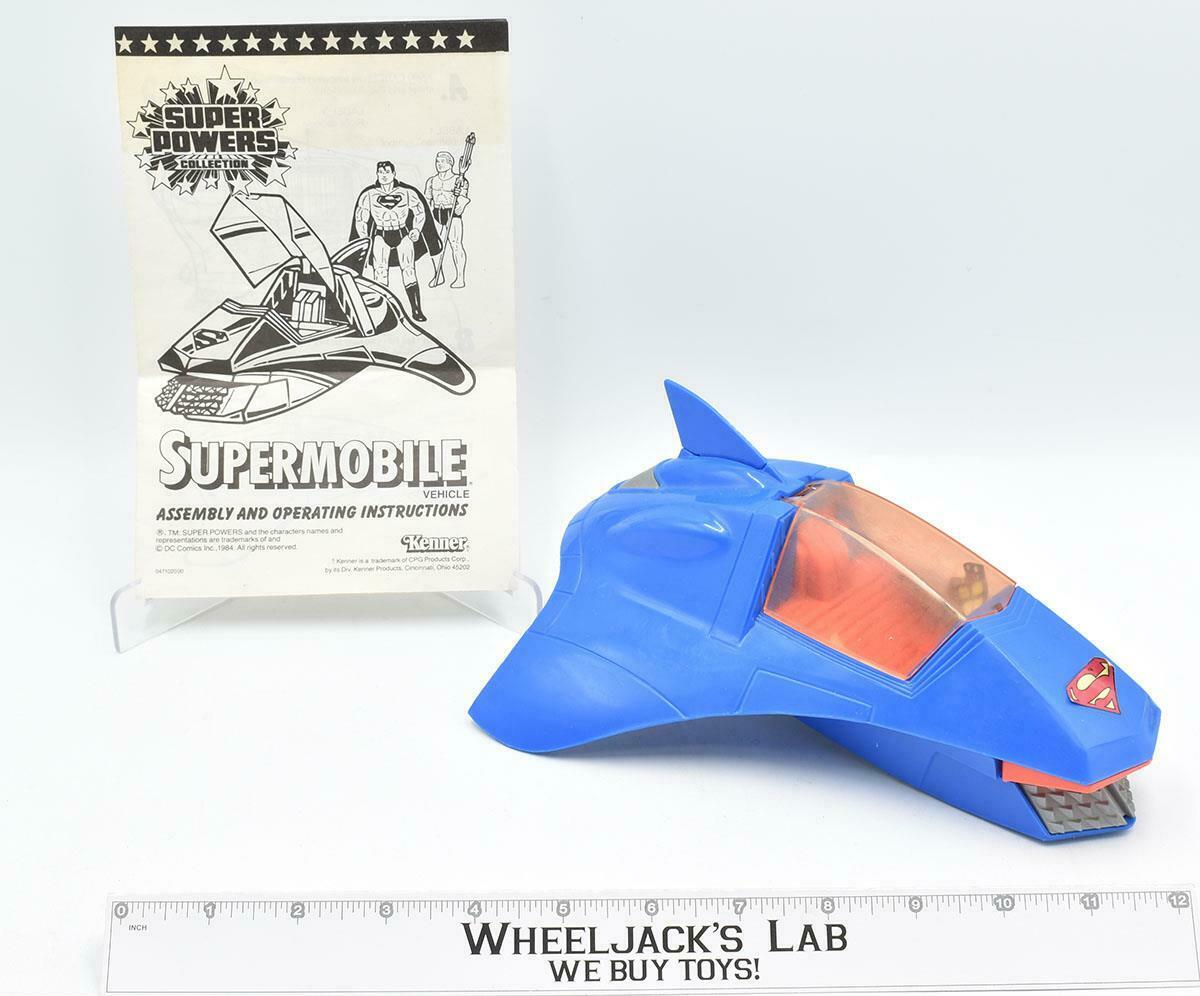 Superman's Supermobile Vehicle Complete WORKS DC Comics 1984 Kenner ...