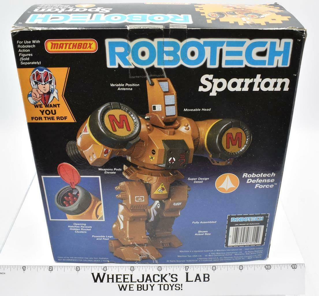 Spartan UNUSED MIB 8" Harmony Gold Matchbox 1985 Vintage Action Figure ...