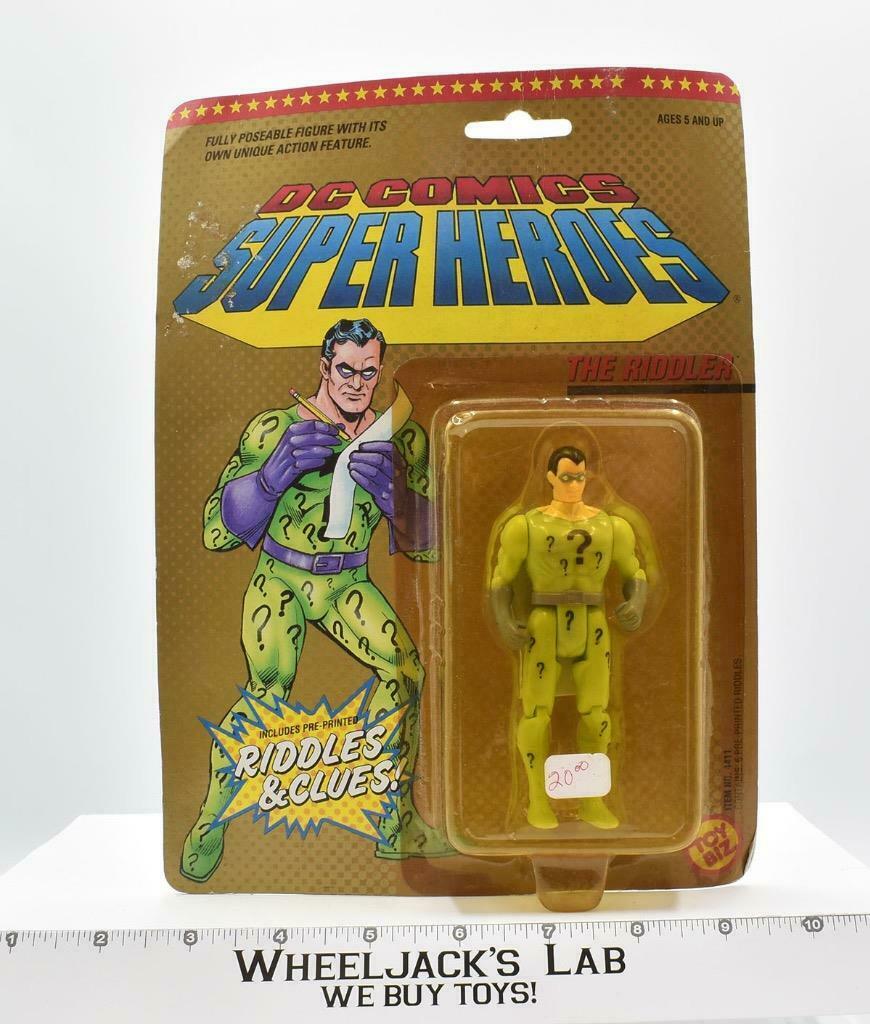 The Riddler MOSC NEW DC Comic Super Heroes Toy Biz 1989 Action Figure ...