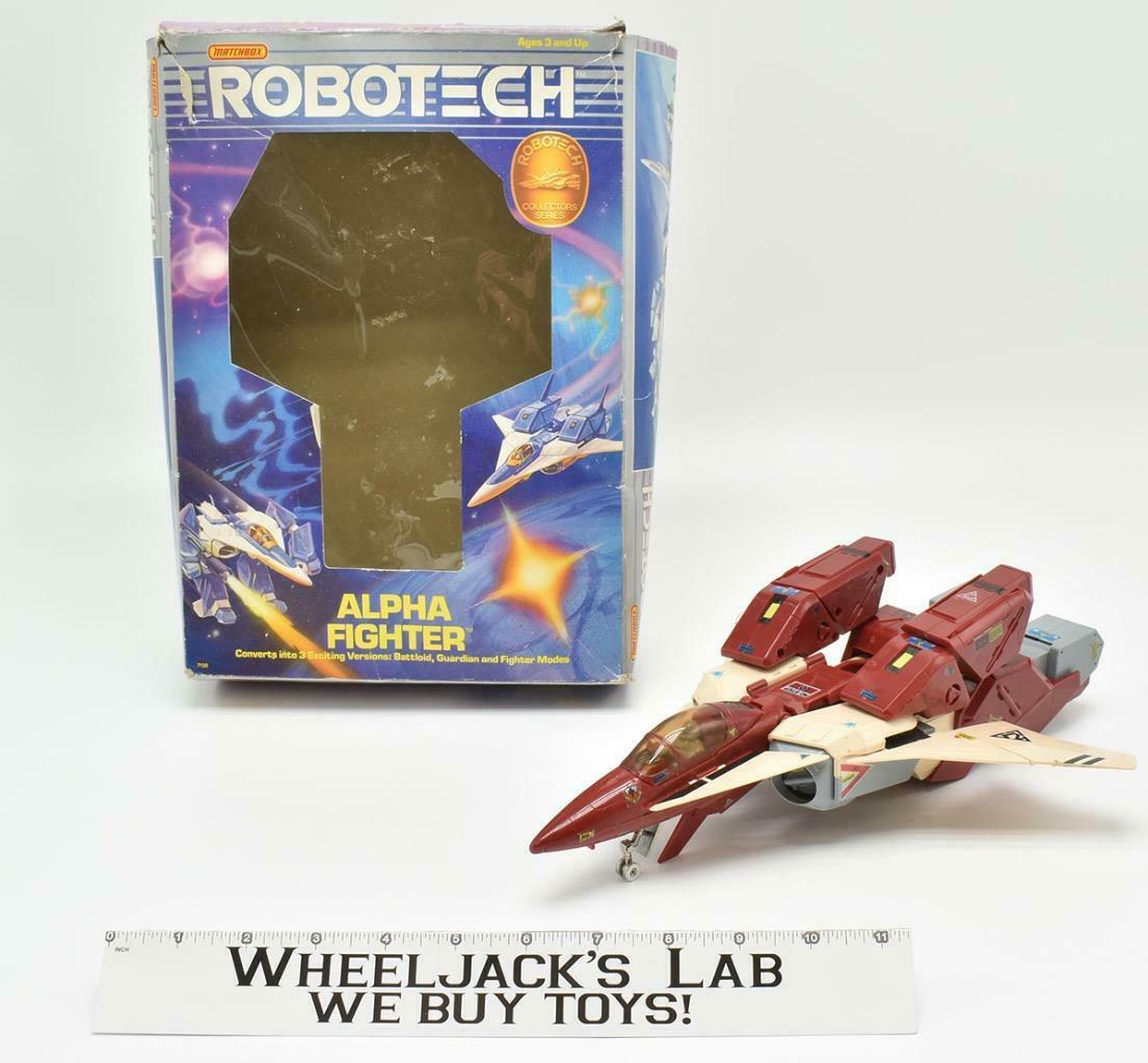 Alpha Fighter MIB Robotech Matchbox 1986 Vintage Vintage Action Figure ...