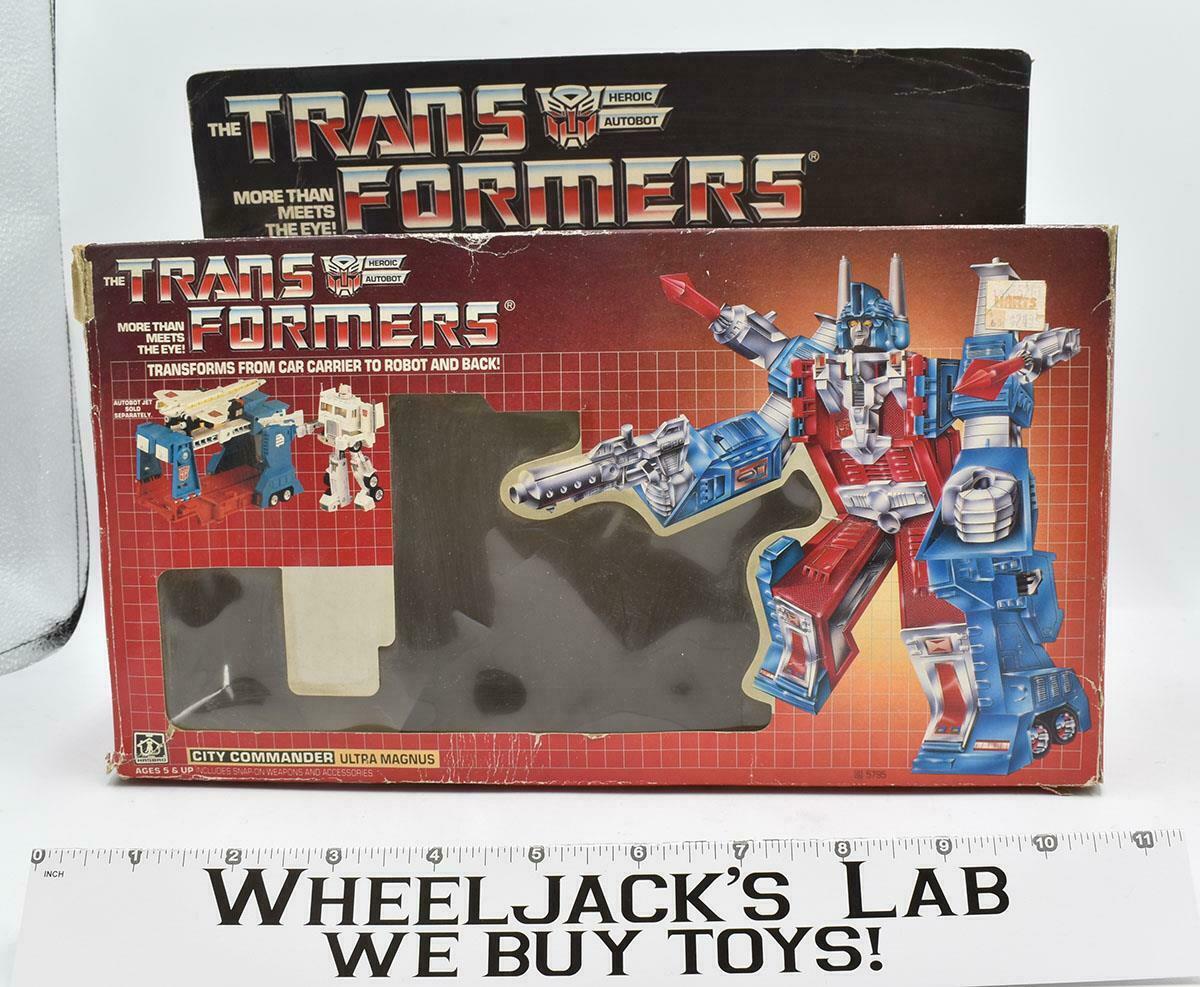 Ultra Magnus Box Only 1986 Action Figure Vintage Hasbro G1 Transformers ...
