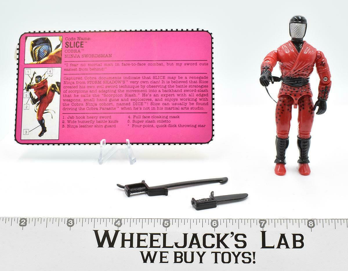 Slice V1 100% Complete 1992 GI Joe Vintage Hasbro Action Figure ...