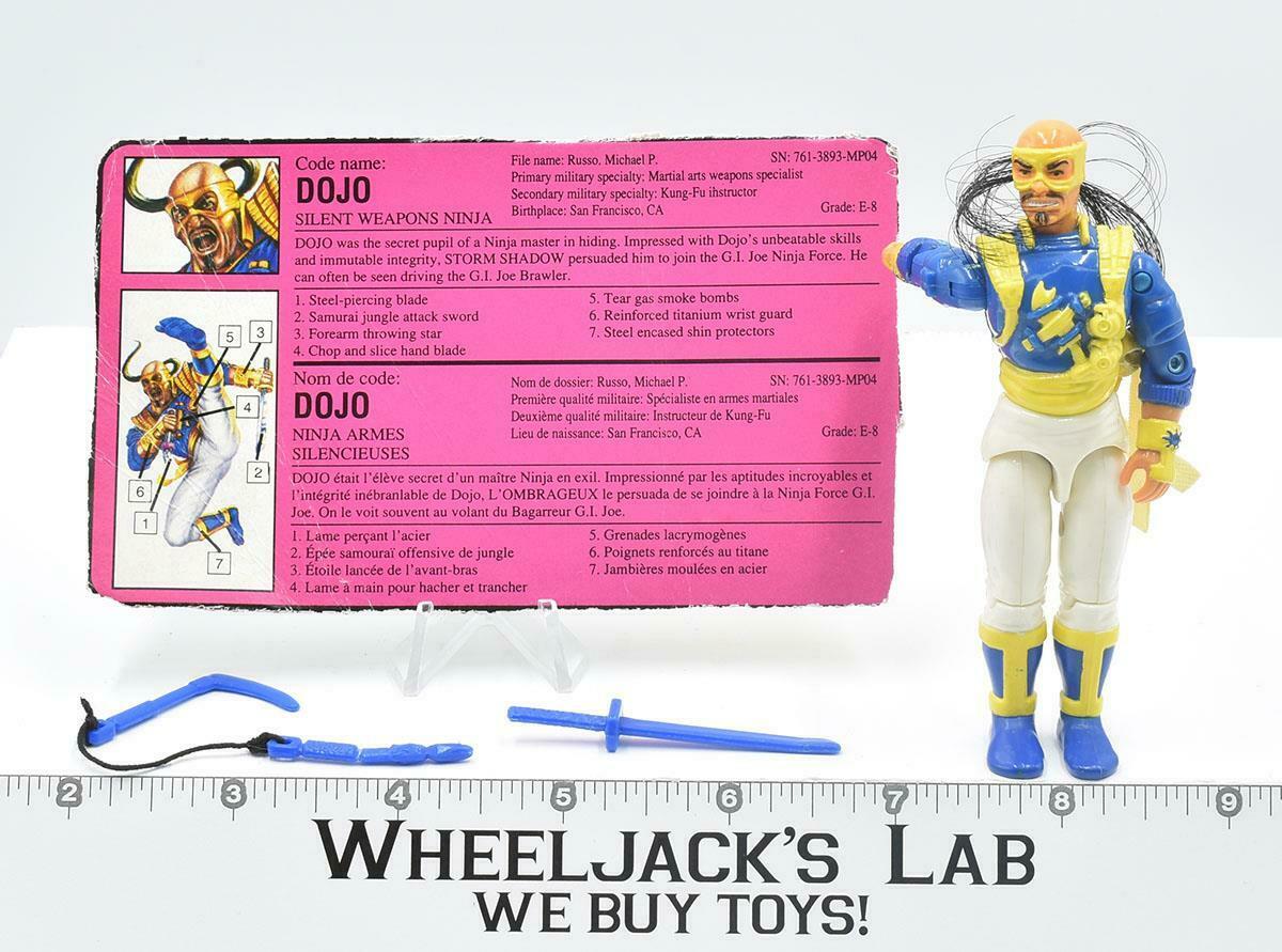 Dojo 100% Complete GI Joe 1992 Hasbro Action Figure Vintage - Wheeljack ...