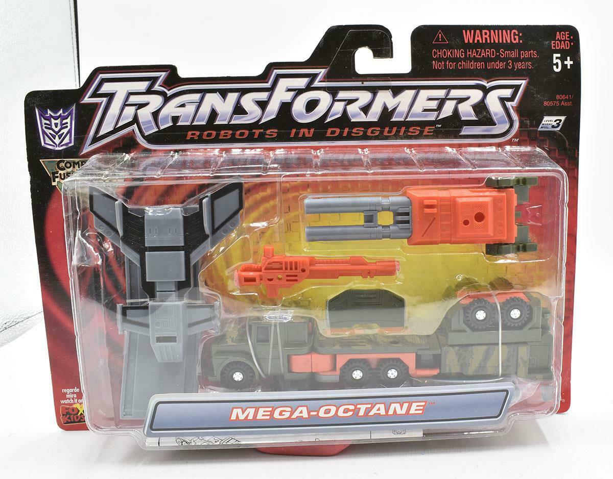 Mega-Octane MOSC NEW Transformers RID Hasbro 2002 Action Figure ...