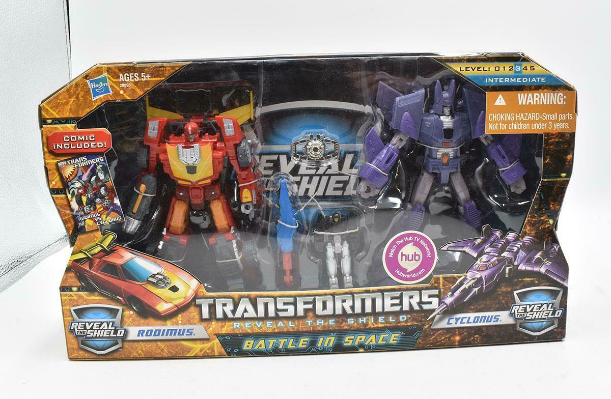 Battle In Space MISB NEW Transformers RTS Rodimus Vs. Cyclonus 2010 ...