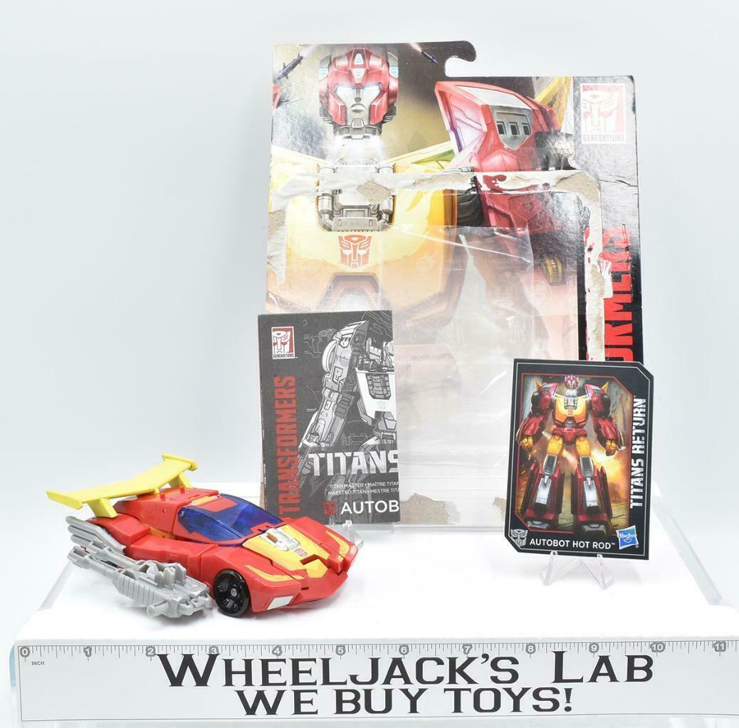 Hot Rod Autobot 2016 Deluxe Titans Return Generations Transformers ...