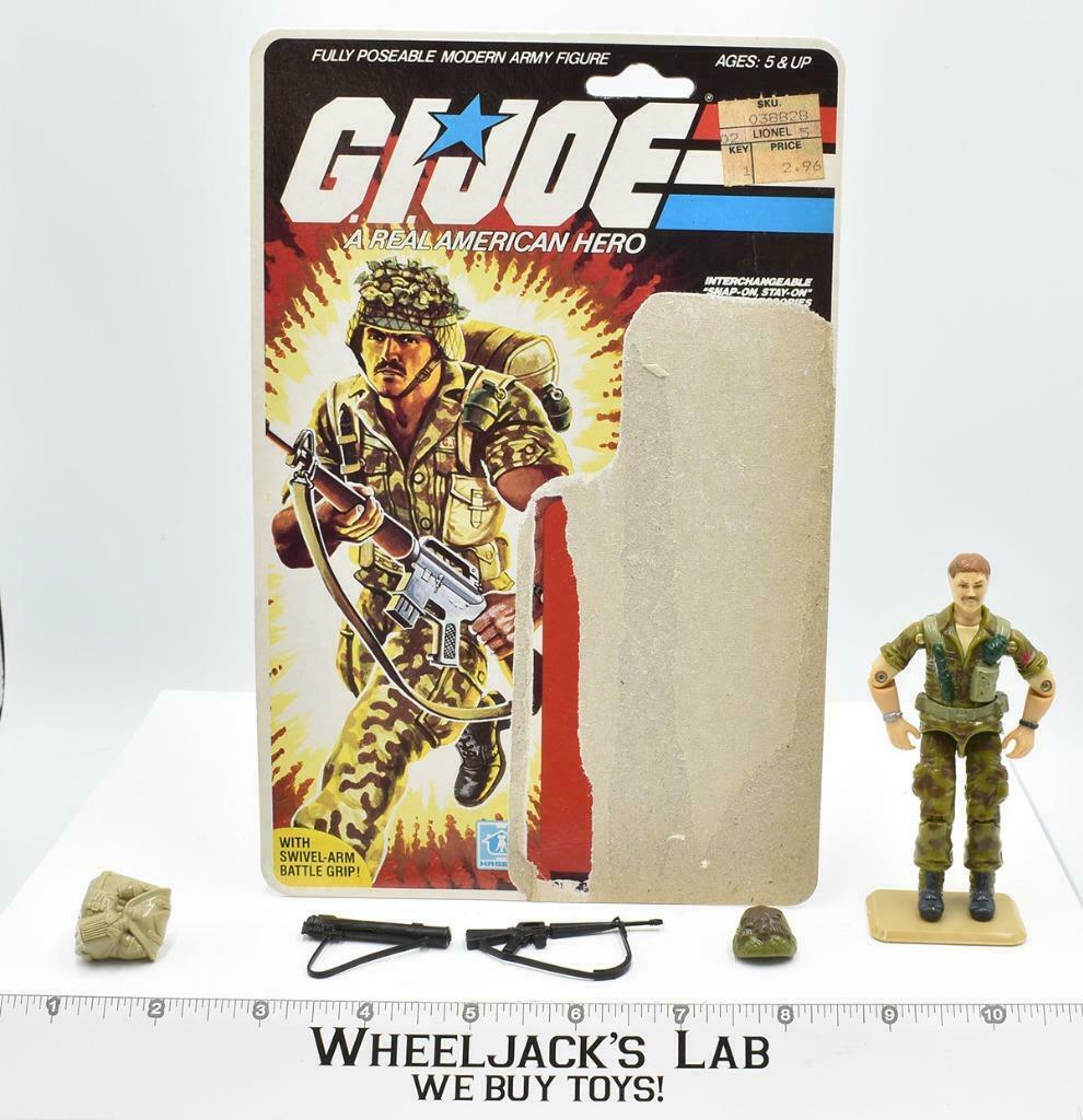Footloose V1 100% Complete W CARD 1985 GI Joe Hasbro Vintage Action Figure - Wheeljack's Lab