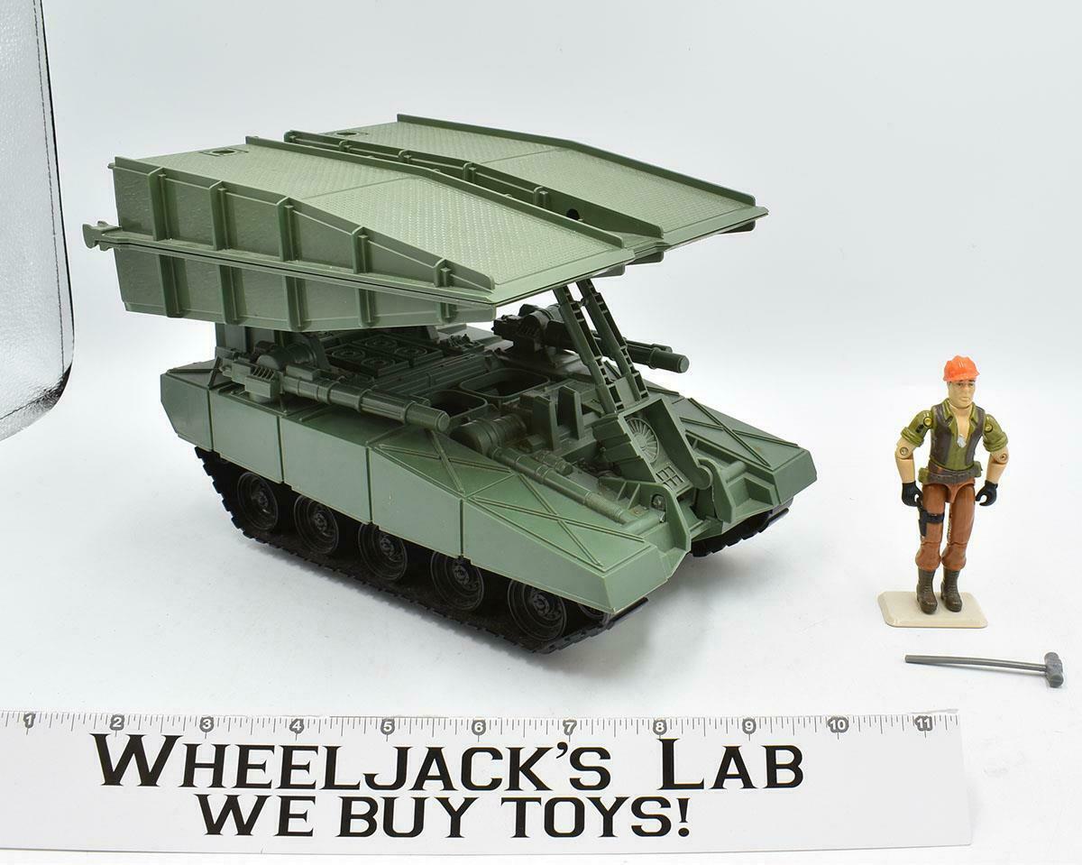 Toss N Cross Bridge Layer W/Toll Booth Complete 1985 GI Joe ARAH Hasbro ...