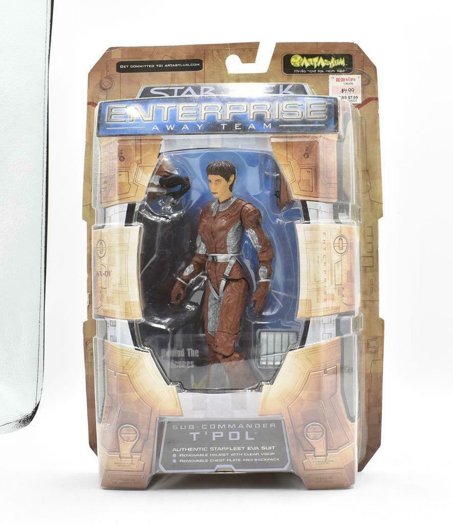 Sub Commander T' Pol 9" Star Trek Enterprise Away Team MOSC 2002 Art ...