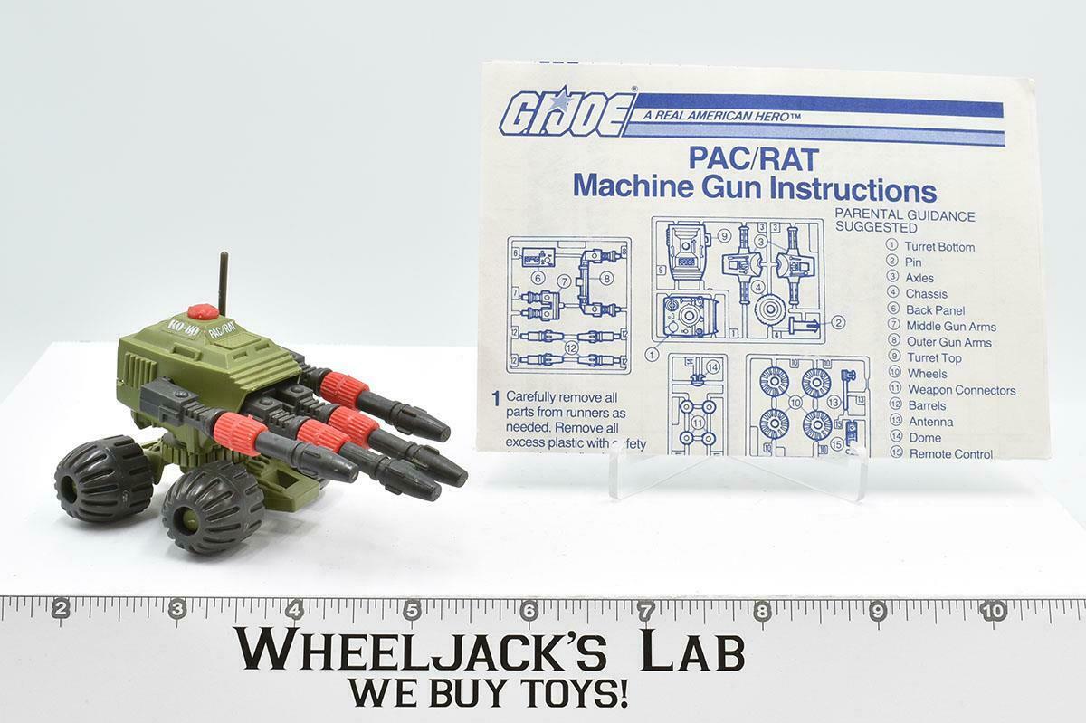 Pac/Rat Machine Gun 1983 GI Joe Hasbro Vintage Action Figure Vehicle ...