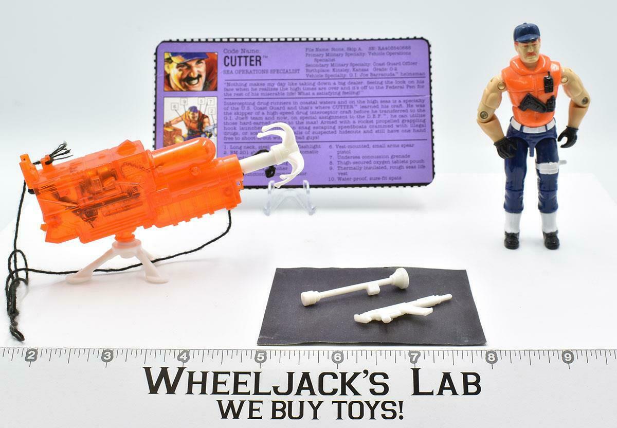 Cutter V2 100% Complete 1992 GI Joe ARAH Hasbro Vintage Action Figure ...