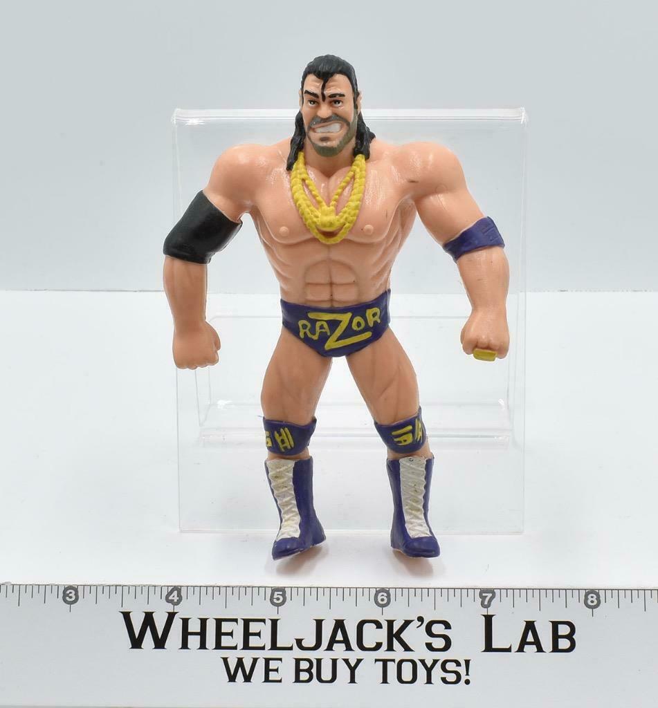 Razor Ramon Bend Ems Bendies 1994 WWF Titan Sports Just Toys Vintage ...