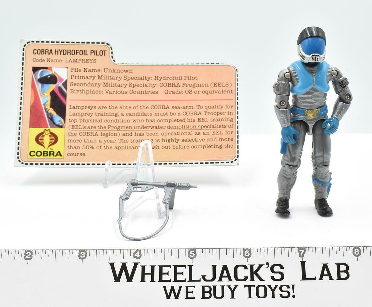 Lampreys 100% Complete GI Joe V1 ARAH Vintage Hasbro 1985 Action Figure ...