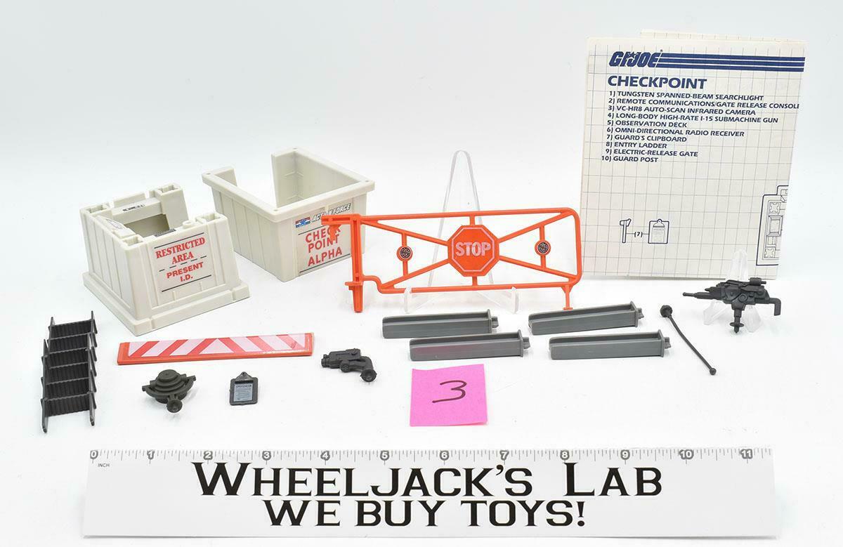 Check Point Alpha Battle Station #3 100% Complete GI Joe 1985 Hasbro ...