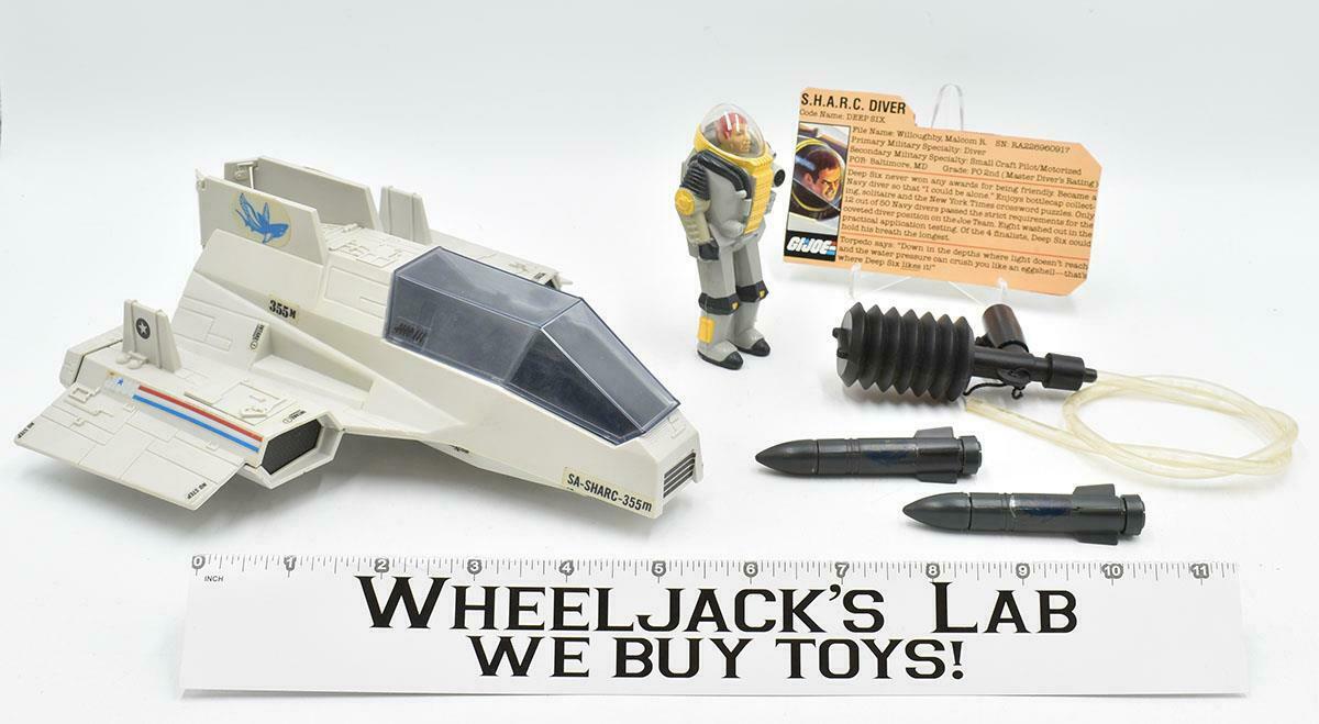 Sharc Flying Submarine S.H.A.R.C. 100% Complete 1984 GI Joe Hasbro ...