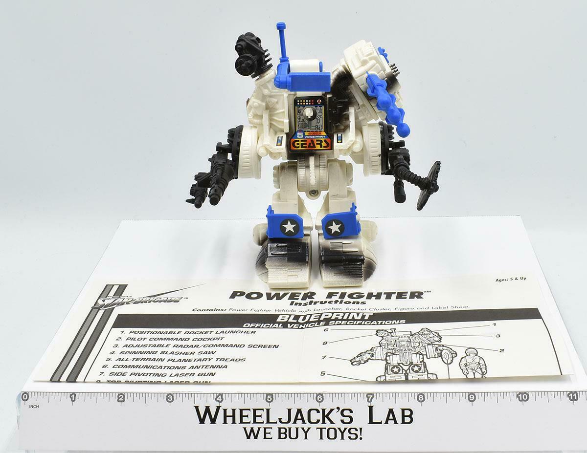 Power Fighter Gears Figure Star Brigrade 100% Complete 1994 GI Joe ...