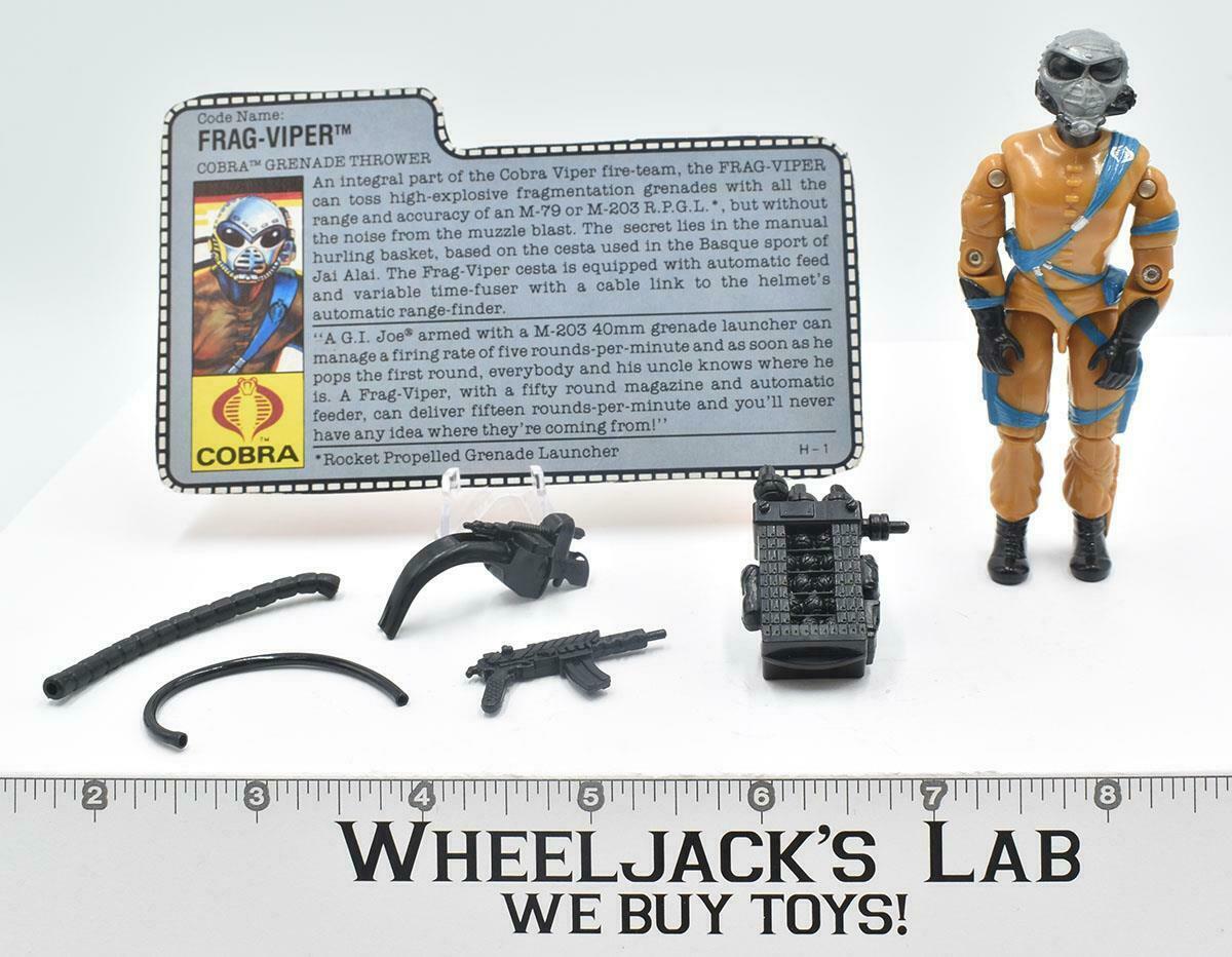 Frag Viper V1 100% Complete 1989 GI Joe ARAH Vintage Hasbro - Wheeljack ...
