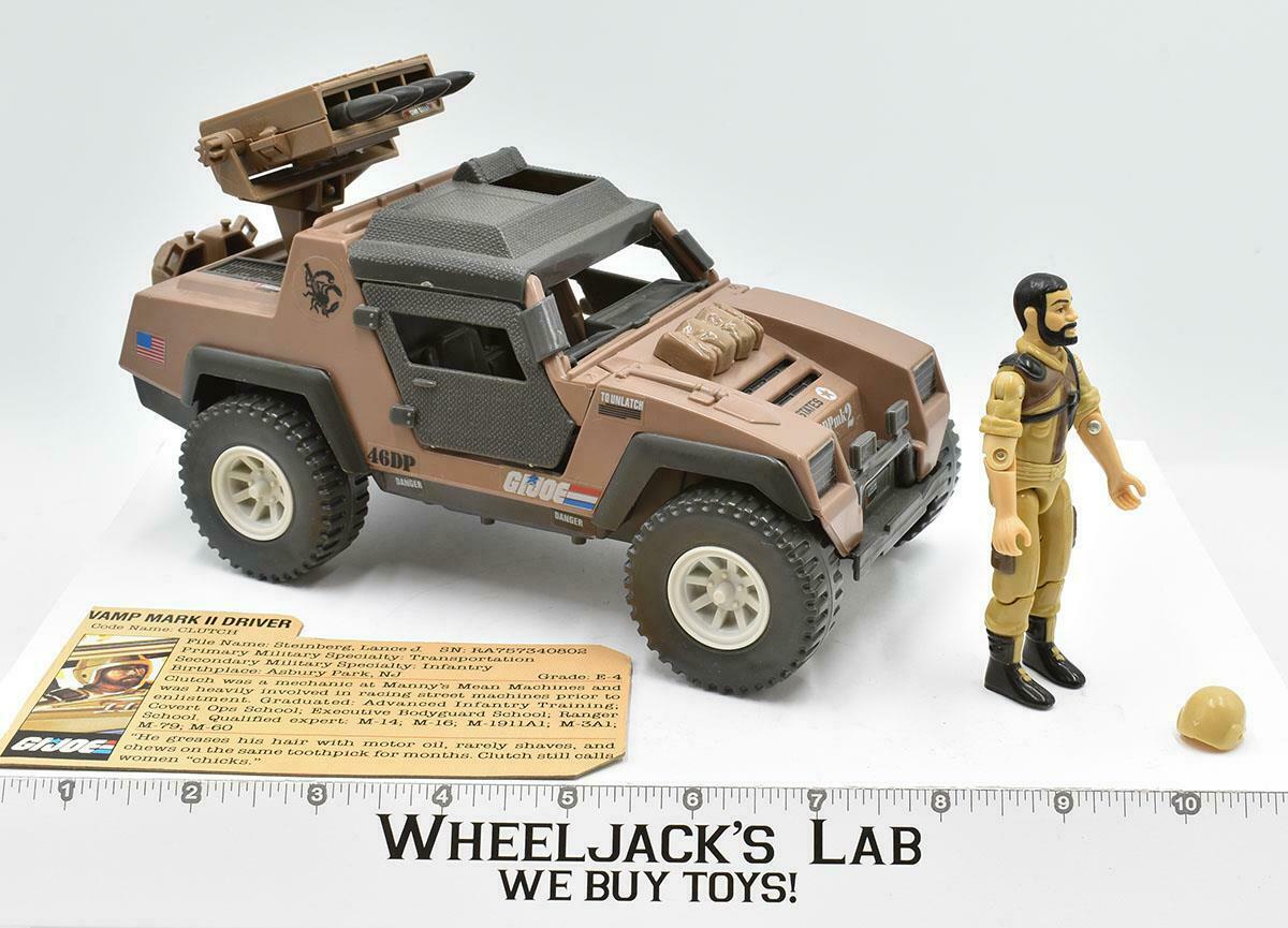 Vamp Mark II Attack Jeep 1984 Hasbro Vehicle Vintage GI Joe - Wheeljack ...