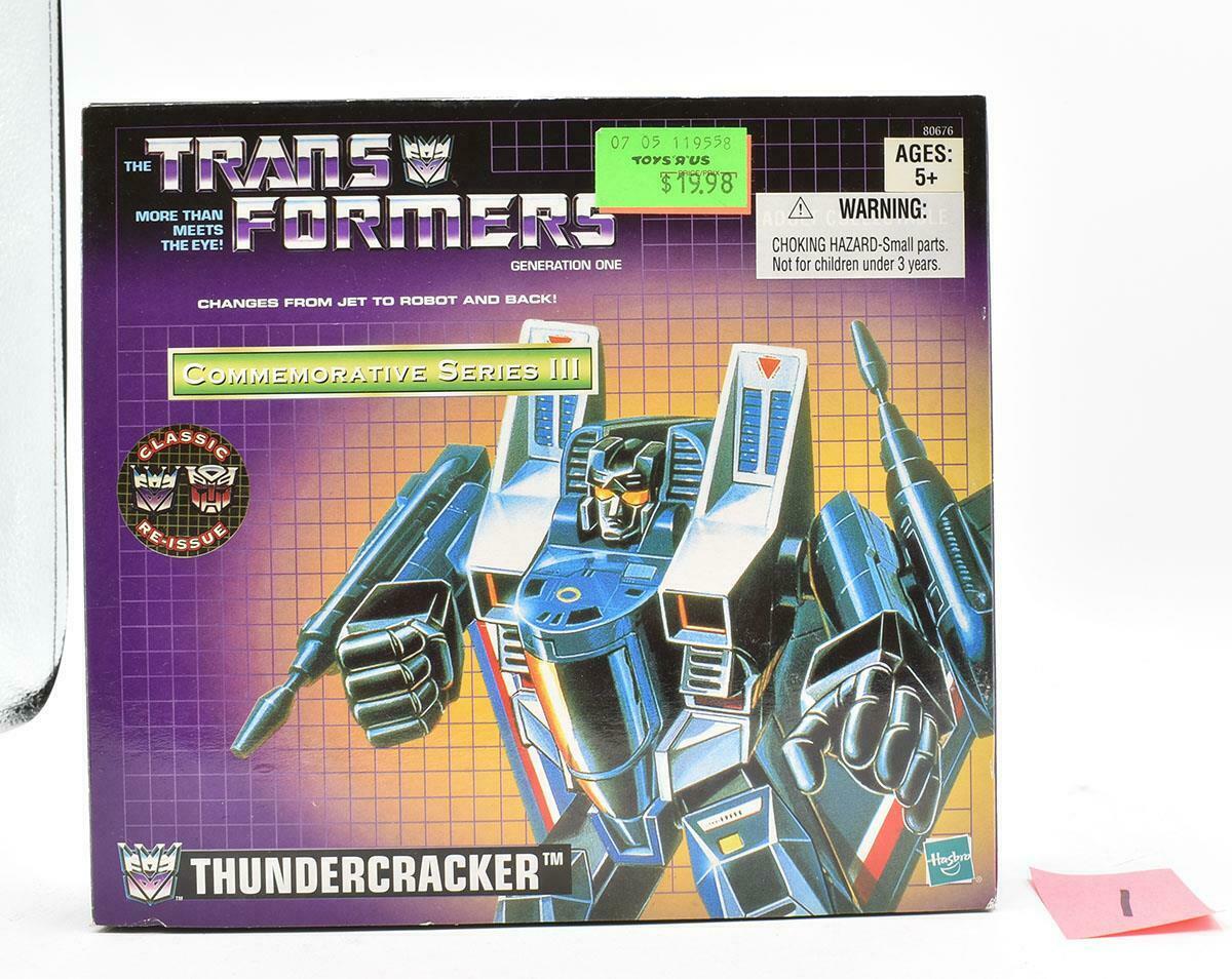 Thundercracker #1 MISB NEW Commemorative Series Transformers Reissue ...