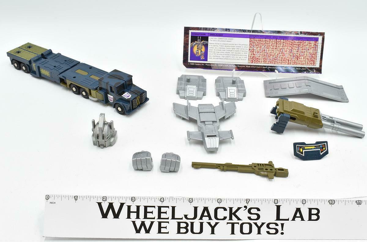 Onslaught Bruticus Complete METAL Vintage 1986 G1 Transformers Action ...