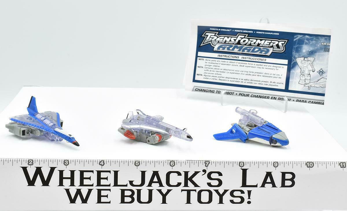 Runway Jetstorm Sonar Star Saber 100% Complete Armada 2002 Hasbro ...