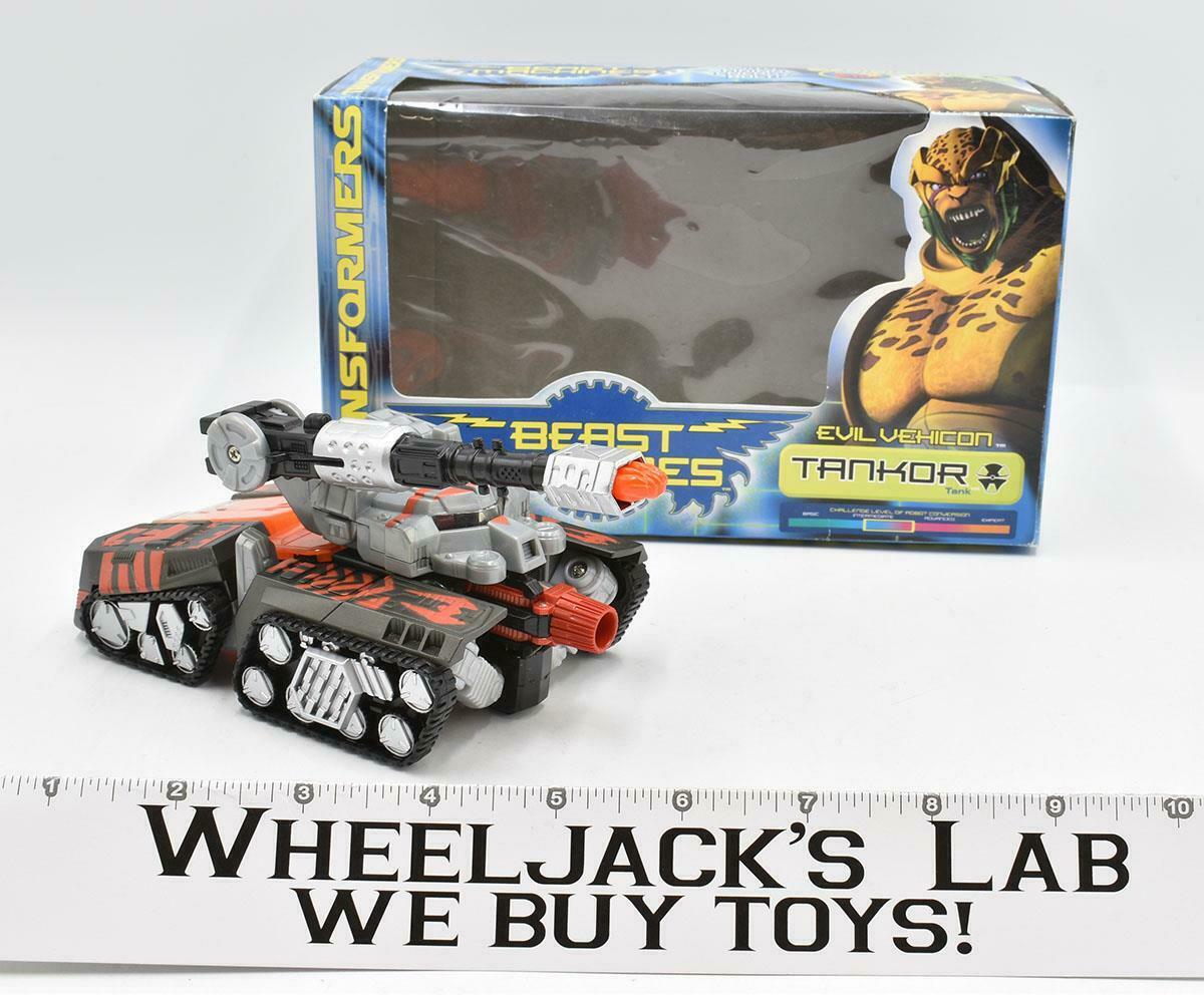 Tankor Beast Machines 100% Complete W/ Box Evil Vehicon 1999 Hasbro ...