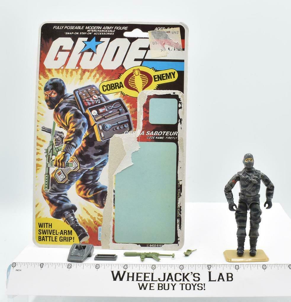 Firefly 100% Complete With Card V1 GI Joe 1983 Action Figure Vintage ...