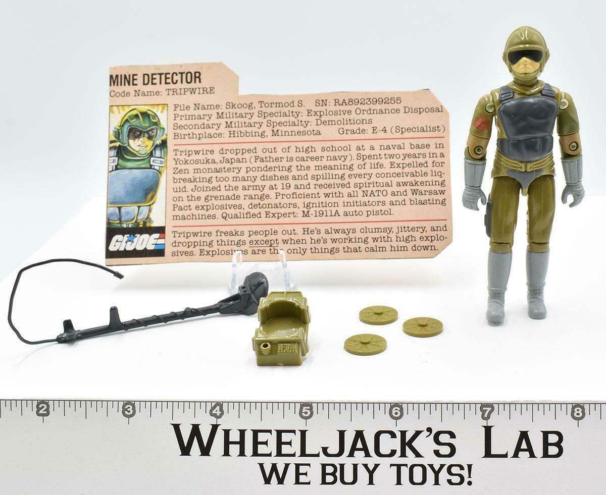 Tripwire Mine Detector #1 V1 100% Complete GI Joe 1983 Vintage Hasbro ...
