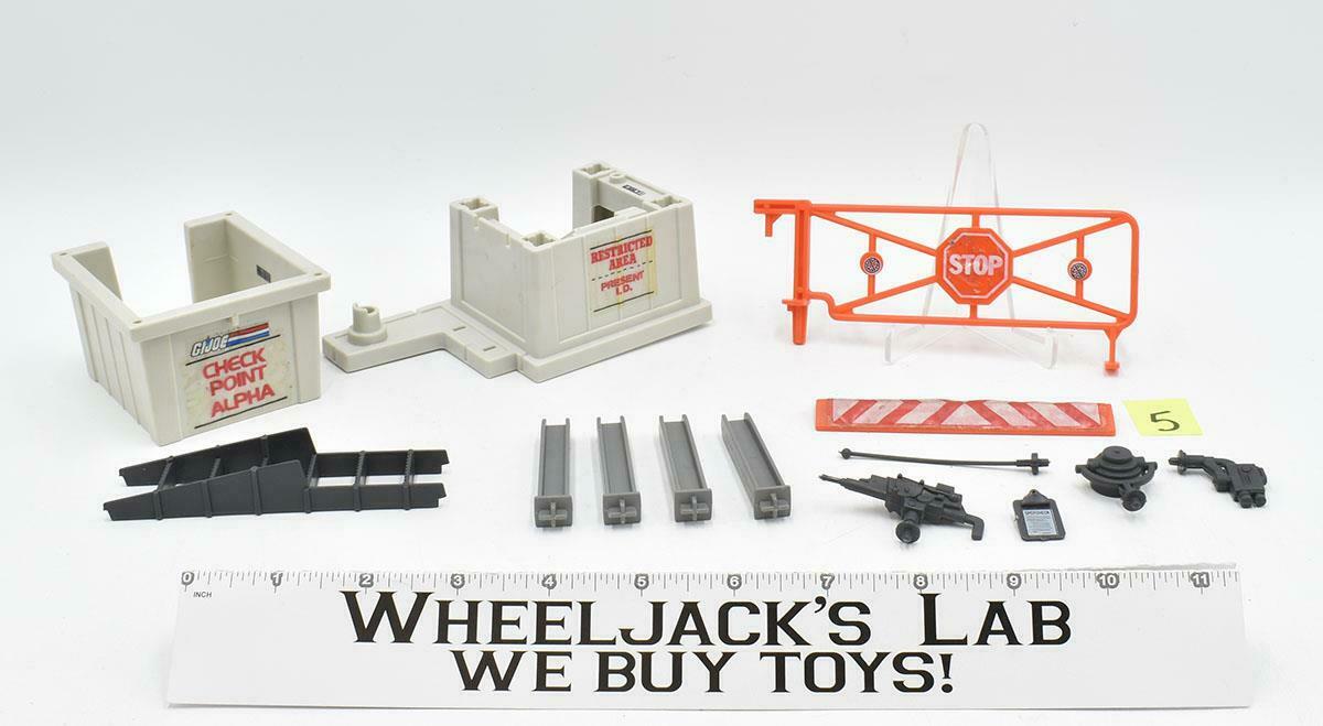 Check Point #5 100% Complete Alpha Battle Station GI Joe 1985 Hasbro ...